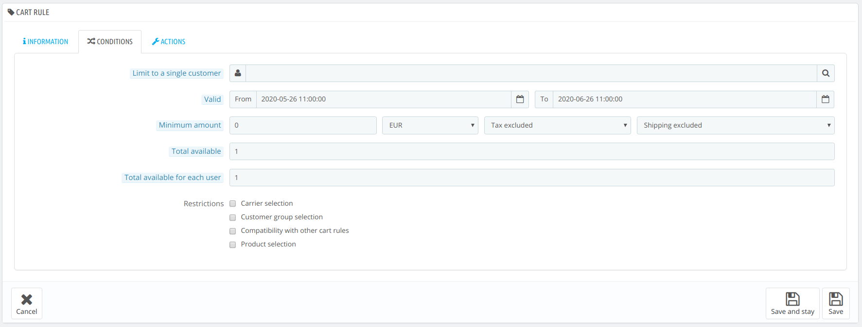 CART RULE - cart rule is applied even when you disabled · Issue #19393 · PrestaShop/PrestaShop ...