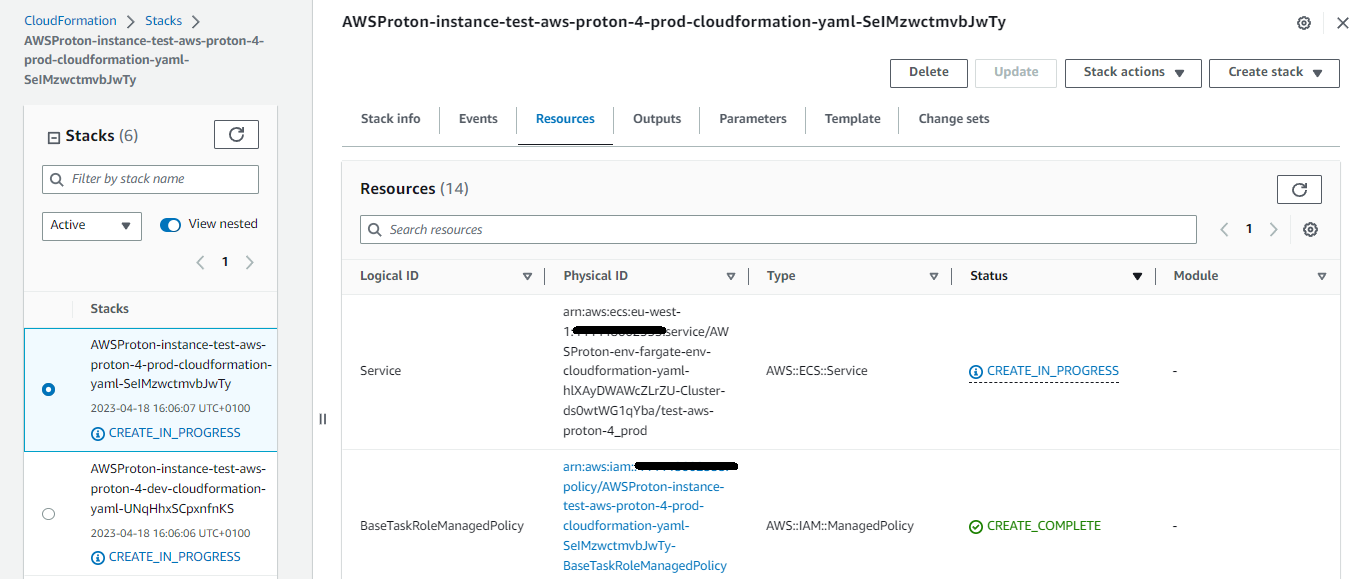 For Tutorial, are we missing passing in AWS-managed provisioning role ...