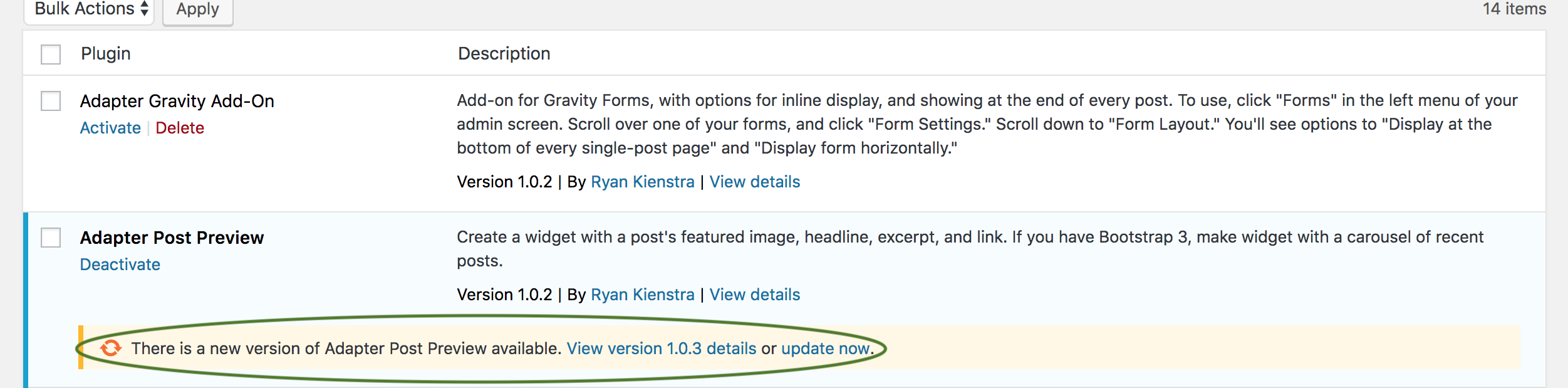 Plugin updater notification engine for PWAs · Issue #10 · GoogleChromeLabs/pwa-wp · GitHub