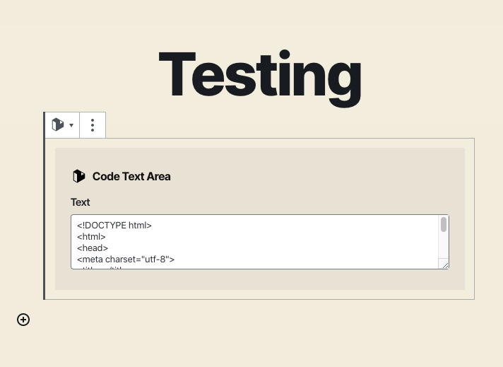 Adding HTML with a Script in textarea · Issue #521 · getblocklab/block-lab · GitHub