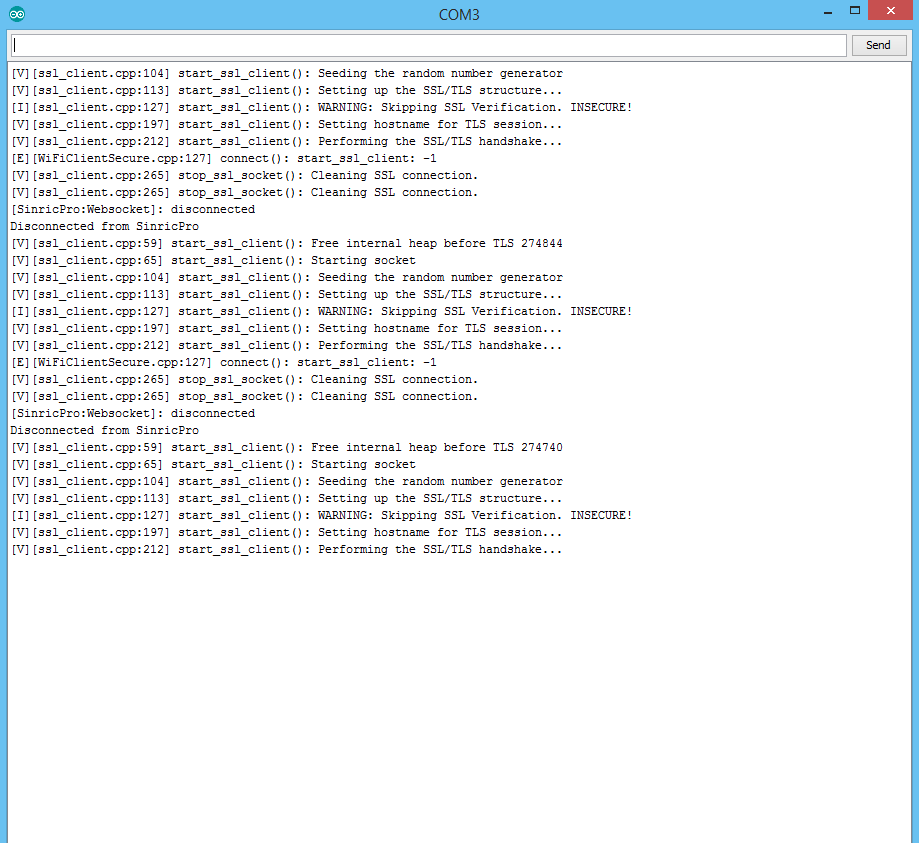 Device Connection Problem · Issue 325 · Sinricproesp8266 Esp32 Sdk · Github 