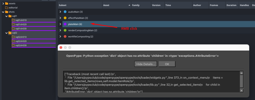 Loader: multiple asset selection error · Issue #2728 · ynput/OpenPype · GitHub
