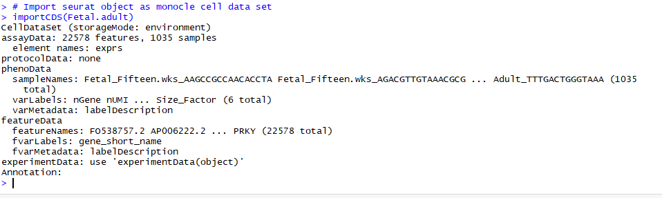 ImportCDS won't generate monocle CellDataSet · Issue #169 · cole-trapnell-lab/monocle-release ...