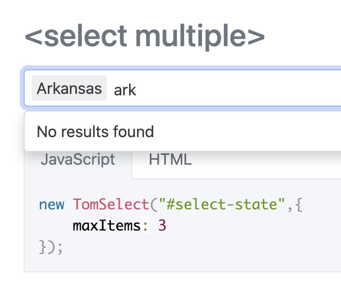UX bug: Placeholder text should disappear once a selection is made · Issue #202 · orchidjs/tom ...
