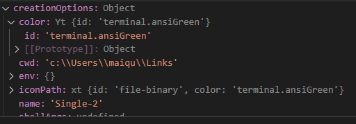 createTerminal with customization not working properly · Issue #165407 · microsoft/vscode · GitHub