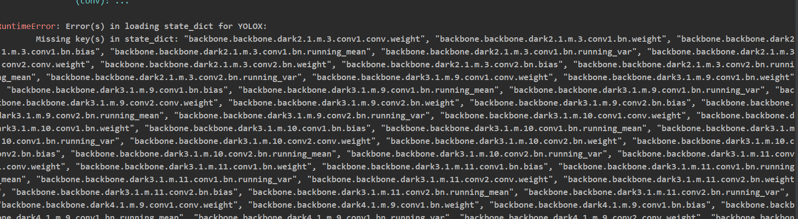 用自己的数据集训练好的权重进行测试报错，参数不匹配，怎么解决？ · Issue #231 · Megvii-BaseDetection/YOLOX · GitHub