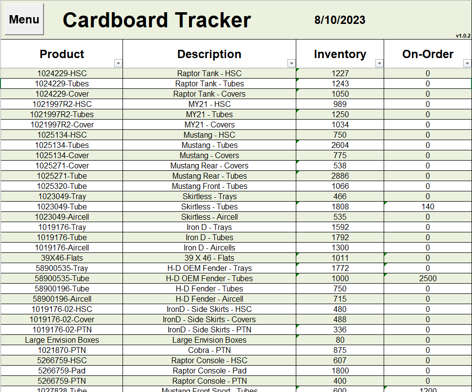 GitHub - alexfare/InventoryTracker: Simple Inventory Tracker For Excel.