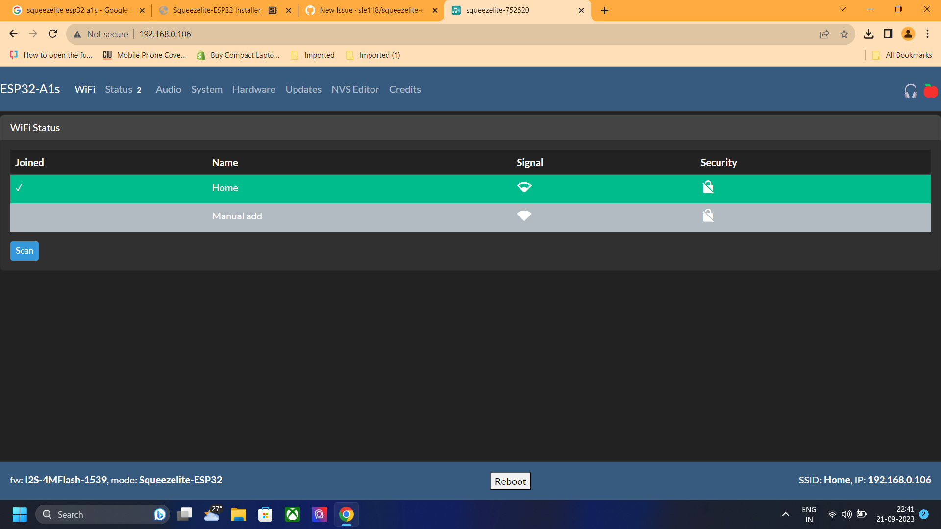 Configuration help needed on a ESP32A1S audio kit · Issue #308 · sle118/squeezelite-esp32 · GitHub