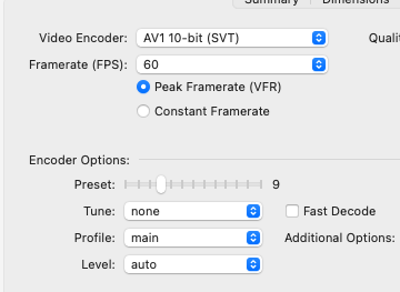 AV1 Encoder Presets Don't Have Descriptive Names · Issue #4829 · HandBrake/HandBrake · GitHub