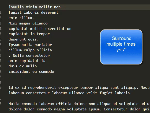 Surround doesn't keep history steps properly · Issue #3386 · VSCodeVim/Vim · GitHub