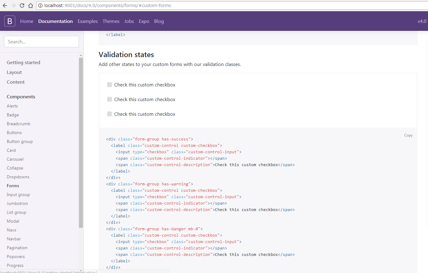 Custom Form Validation Style Code Samples Are No Longer · Issue 23217 · Twbs Bootstrap · Github