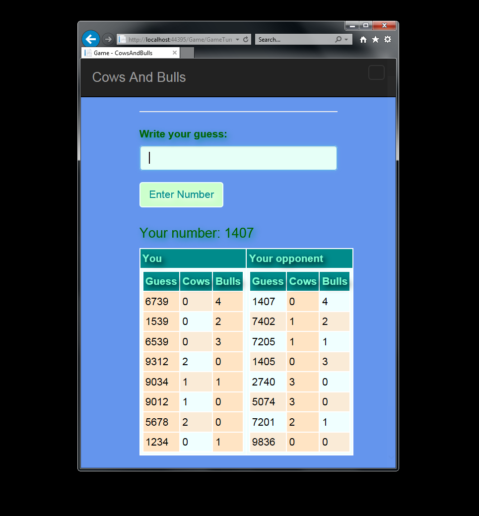 GitHub - drugotomoeaz/CowsAndBulls: ASP .NET Core implementation of ...
