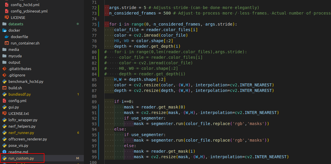 error run python run_custom.py --mode get_mesh?? · Issue #28 · NVlabs/BundleSDF · GitHub