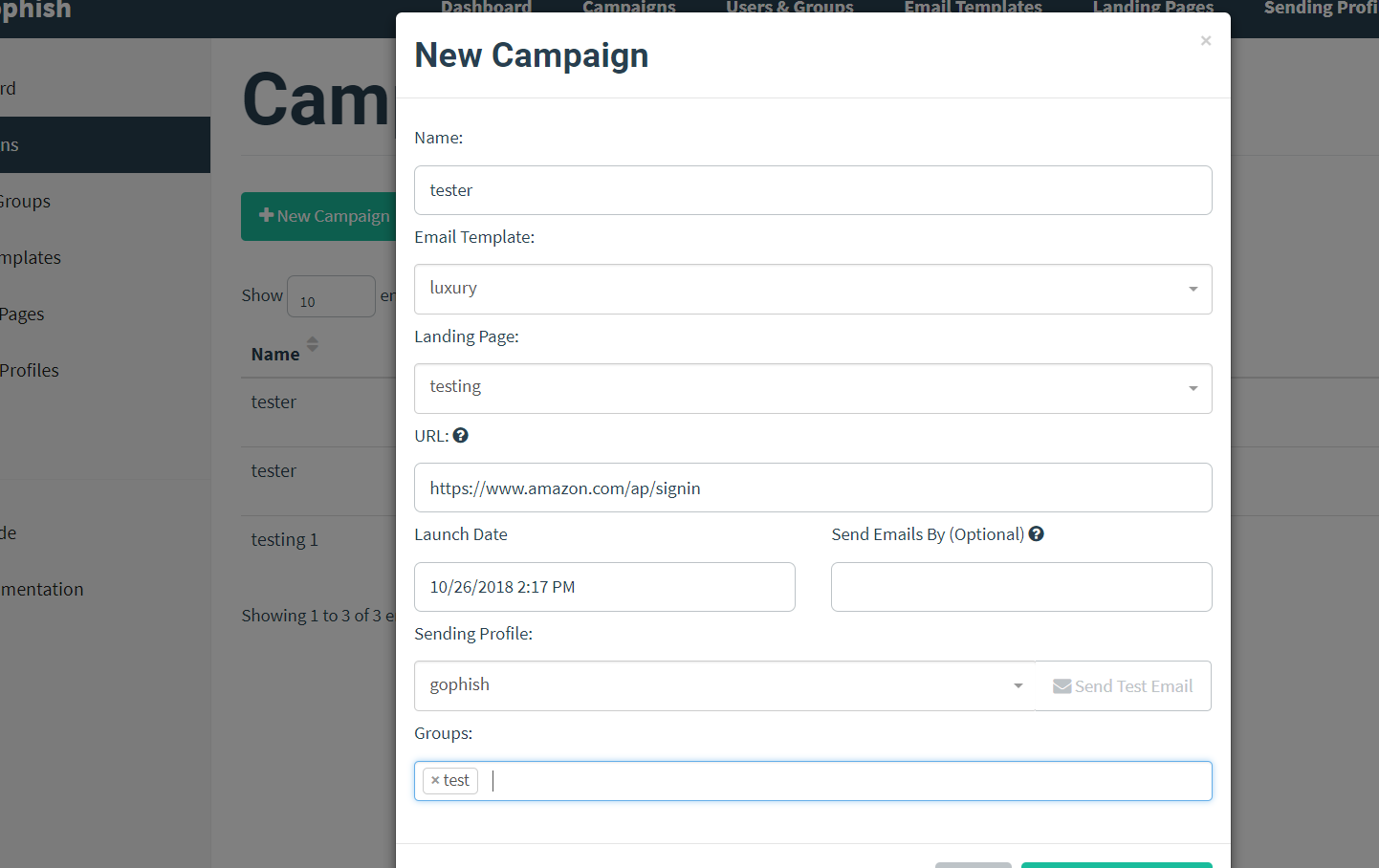 Unable to reach Gophish listener · Issue #1250 · gophish/gophish · GitHub