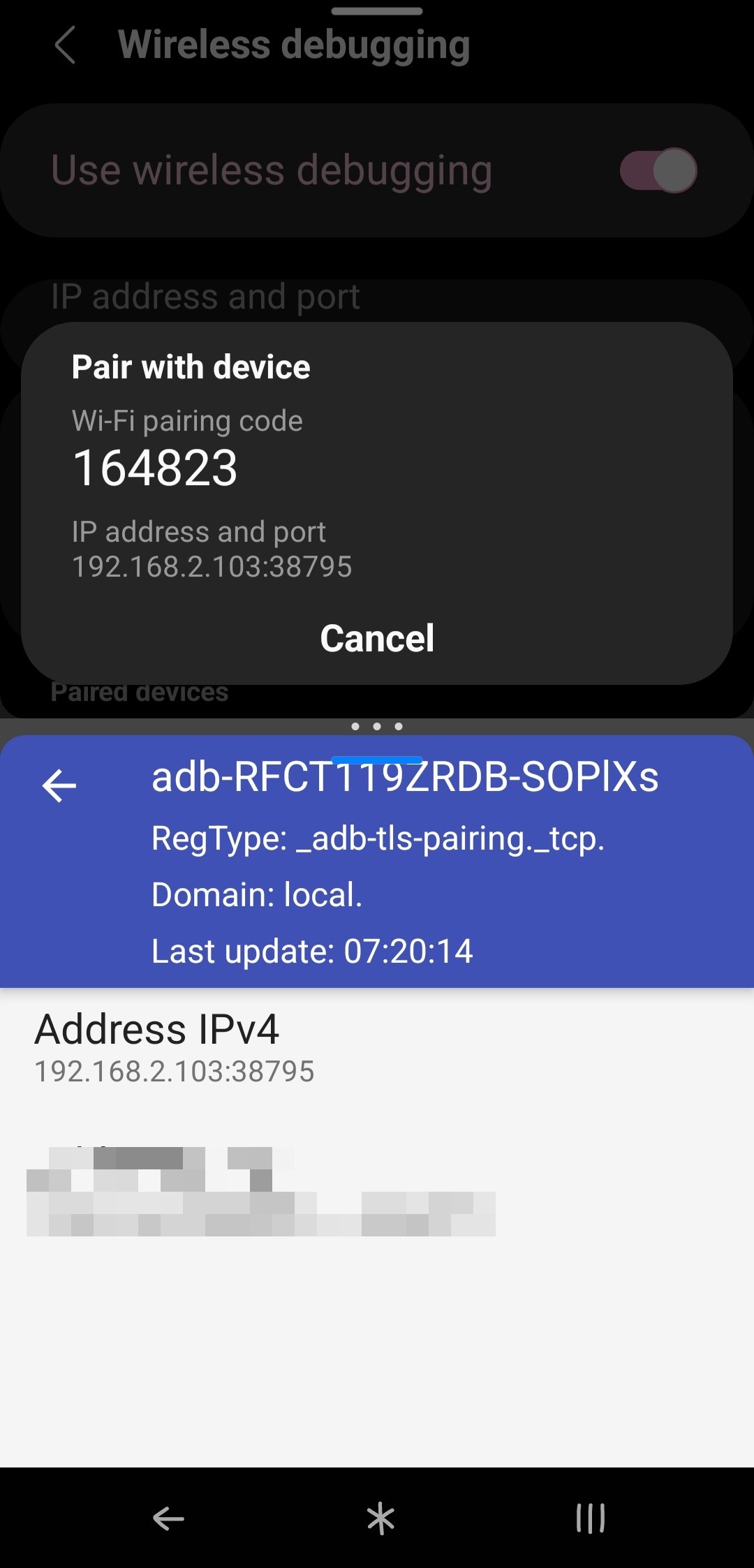 Pairing stuck on searching for pairing service notification · Issue ...