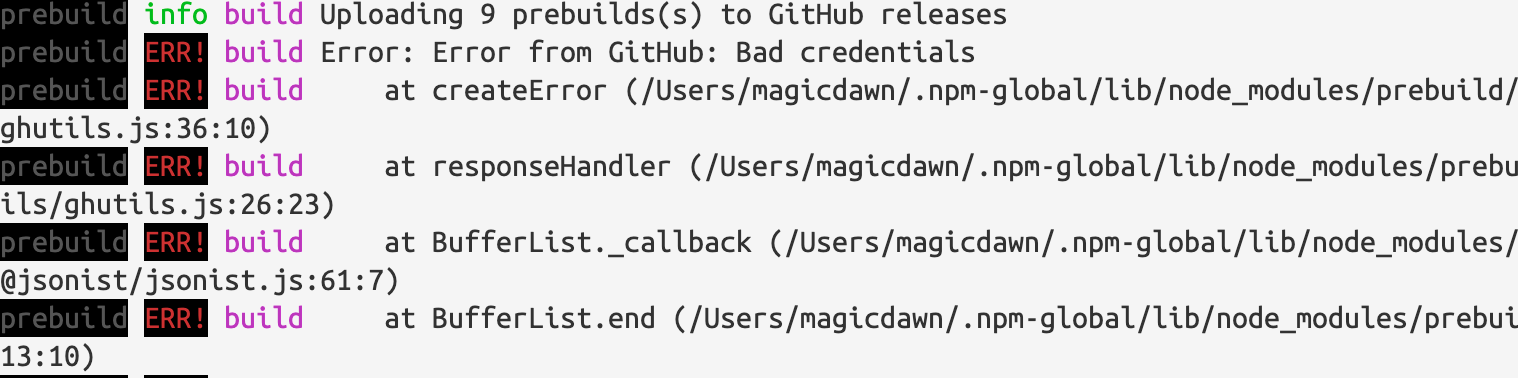 .prebuildrc upload token ignored · Issue #263 · prebuild/prebuild · GitHub