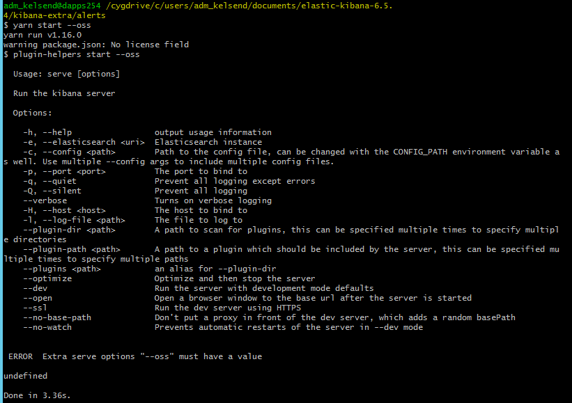 Extra Serve Options Oss Must Have A Value · Issue 40739 · Elastickibana · Github