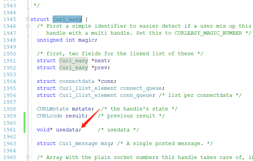 How To Set The Userdata To A Curl I Malloc A Buffer And Add To The Queue Then I Send The