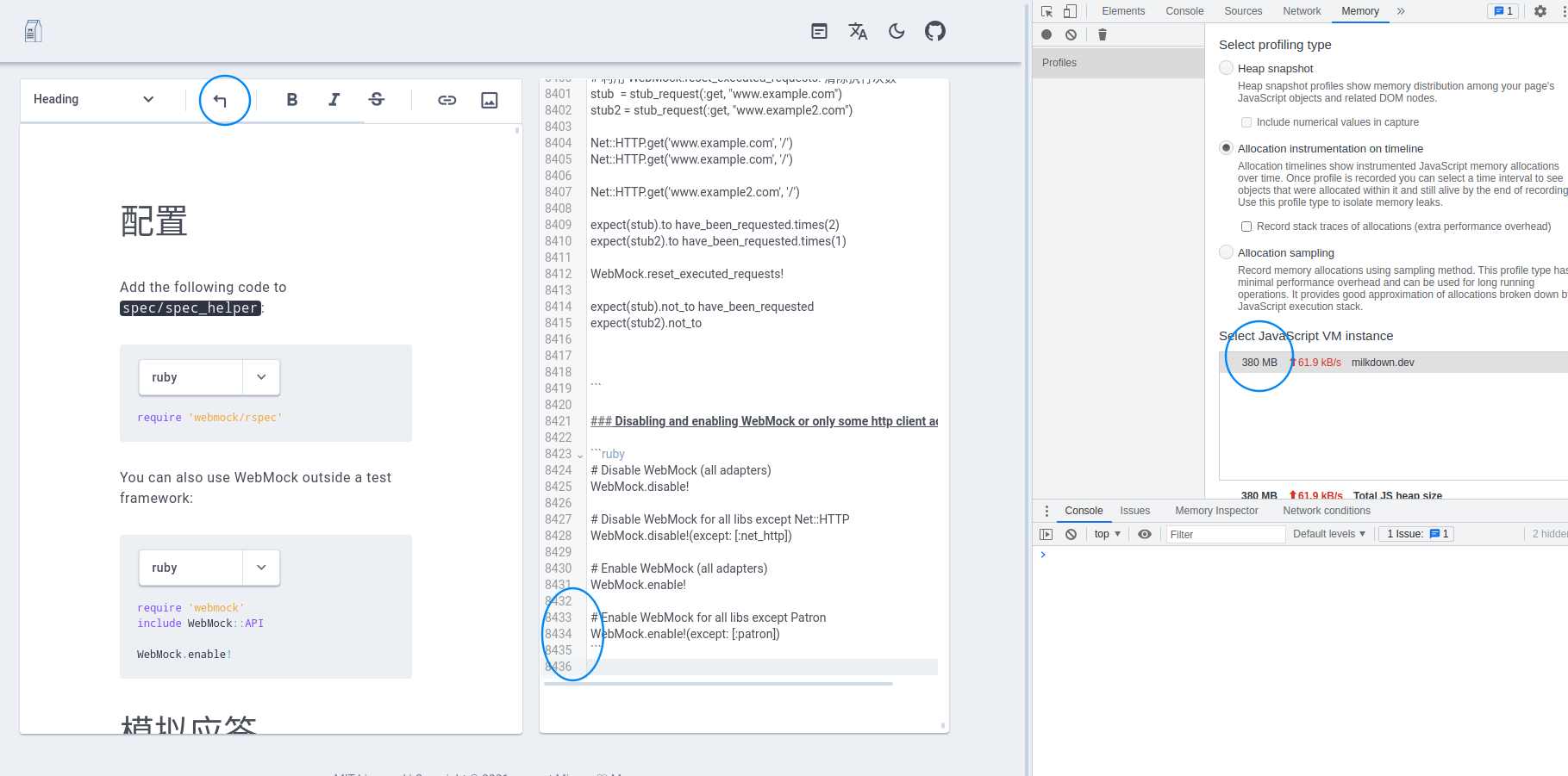 [Bug] Maybe there is a memory leak · Issue #431 · Milkdown/milkdown · GitHub