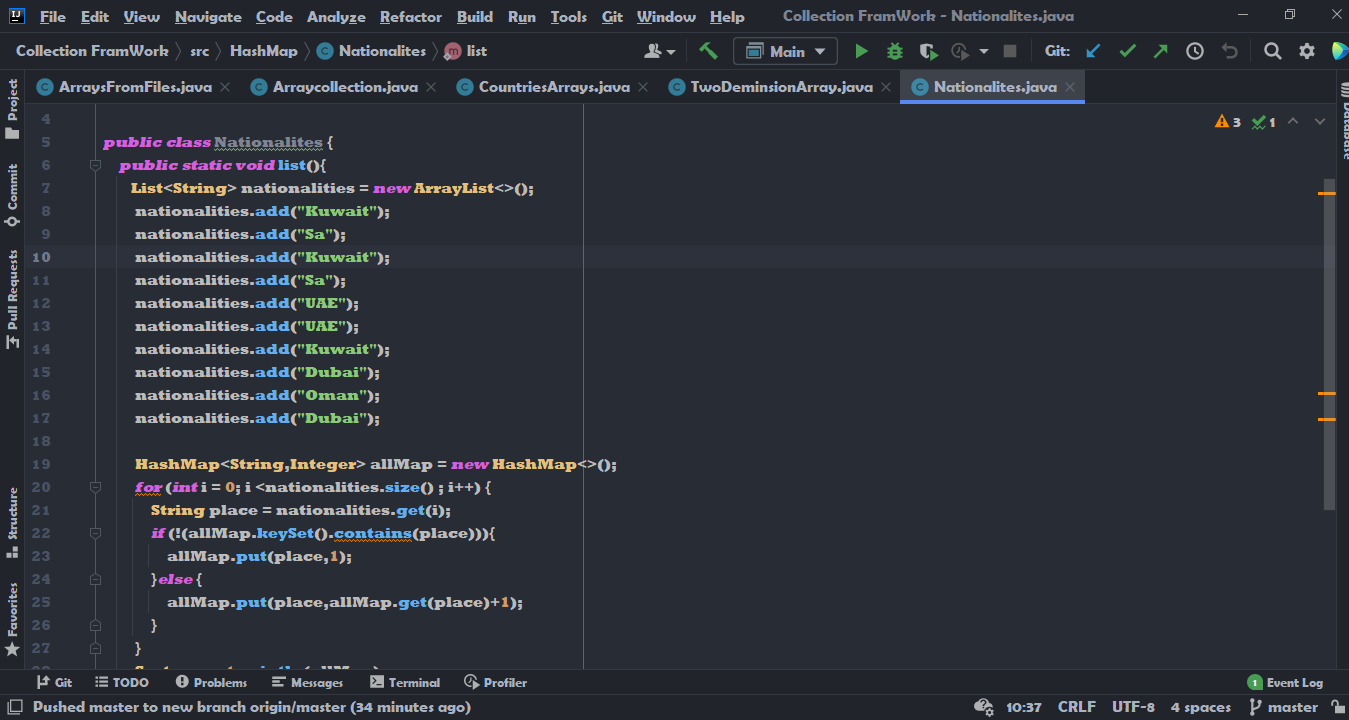 GitHub - DoaaMosallam/Collection-FrameWork