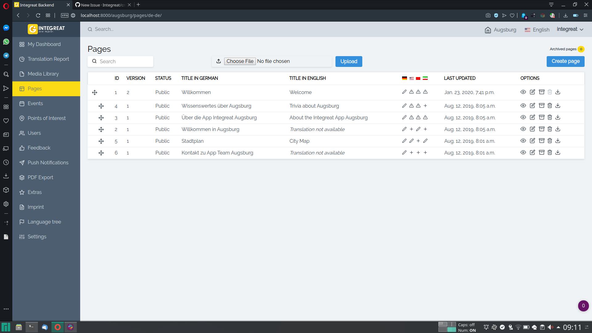 Make title representation in the POI list consistent to pages and ...