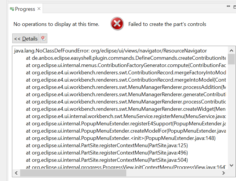 Exceptions in menu extensions affect platform · Issue #718 · eclipse-platform/eclipse.platform ...