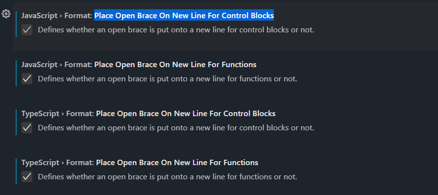 Ability to Place Open Brace On New Line For Try Catch Blocks · Issue #55998 · microsoft ...