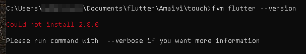 Cannot Install Flutter Using Fvm · Issue 406 · Leoafariasfvm · Github