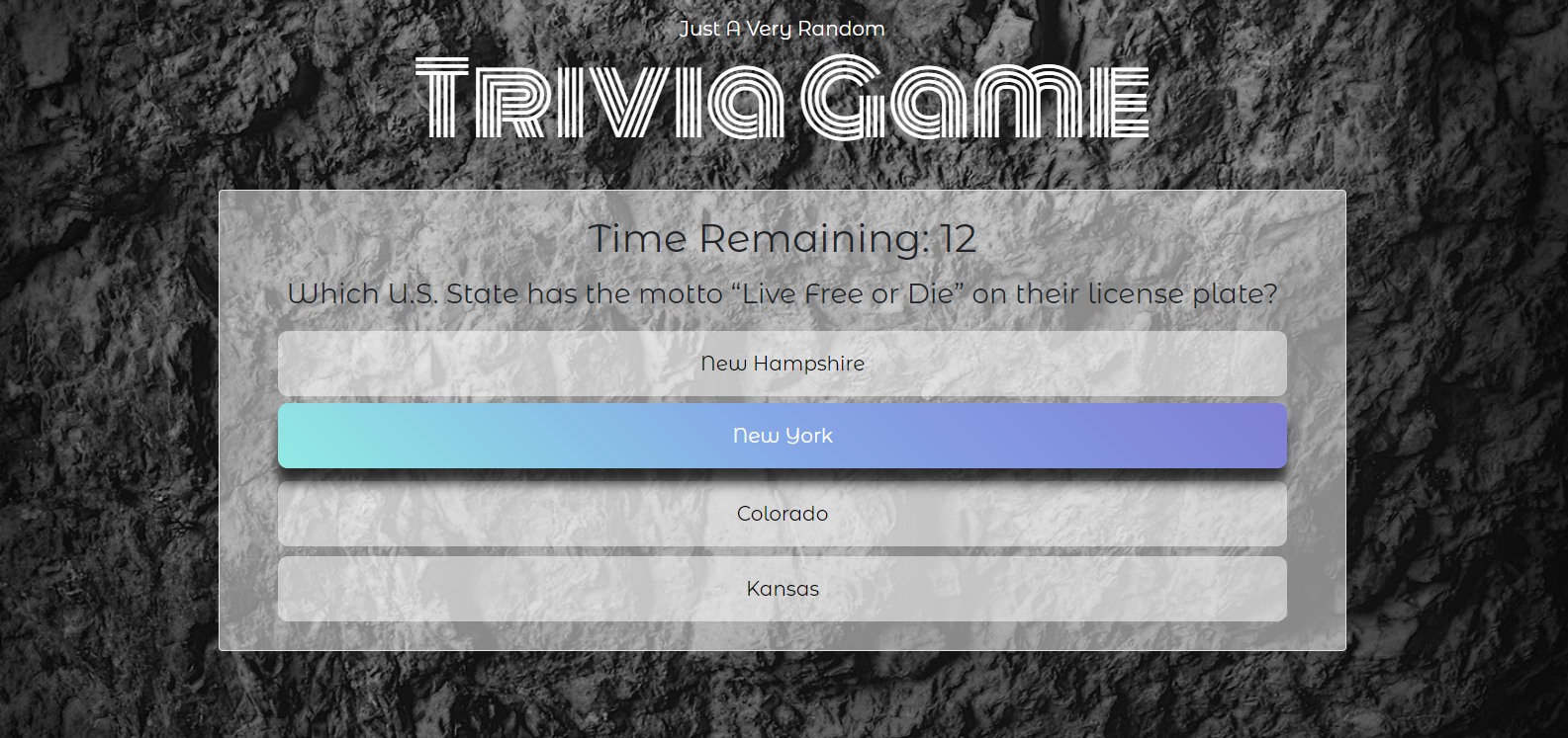 GitHub - tedi0722/TriviaGame