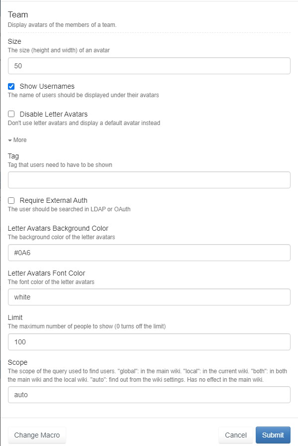 The avatars show with different size · Issue #140 · xwikisas/xwiki-pro-macros · GitHub