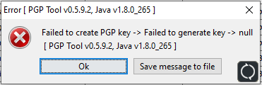 Fix: application should gracefully handle cancellation of key creation · Issue #274 · pgptool ...