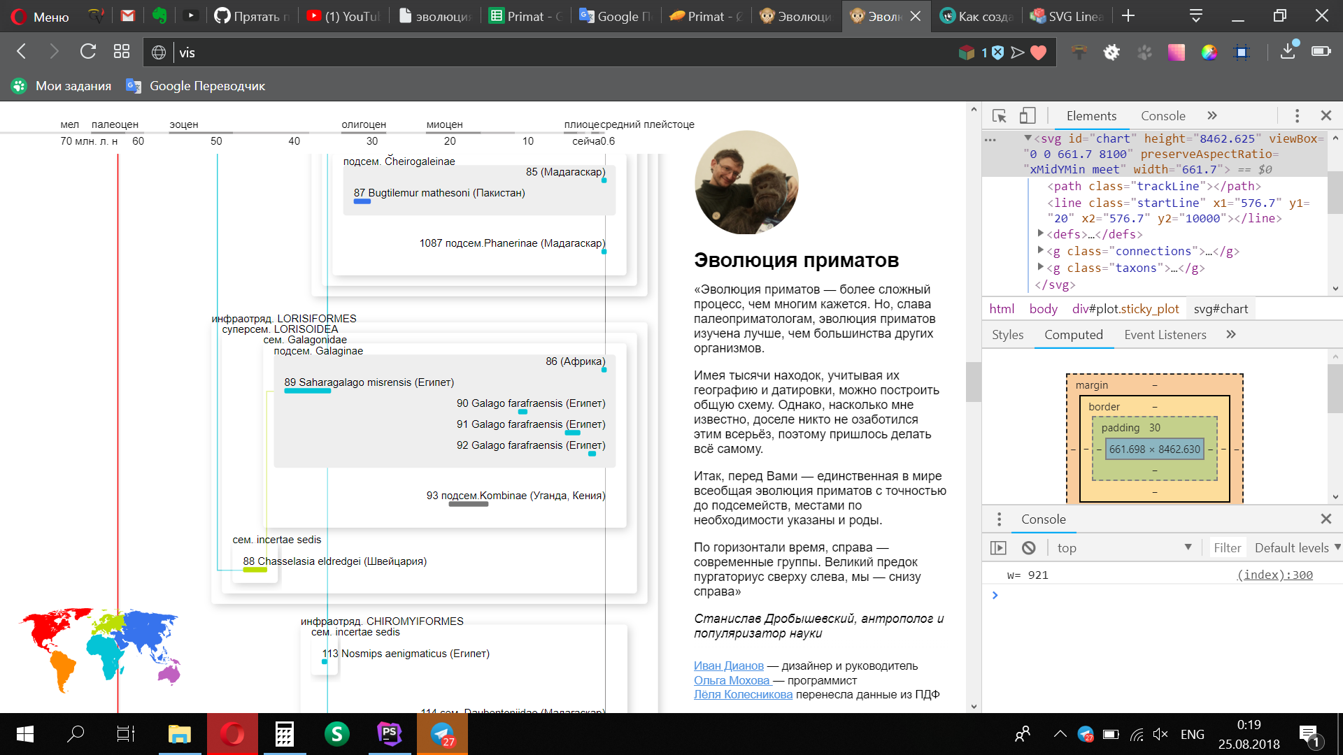 Прятать полоски и бегунок под лейблами, кирпичами и названиями таксонов (только названиями, не ...