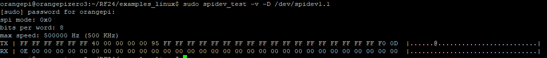 SPIException Exception on OrangePi Zero 3 · Issue #919 · nRF24/RF24 · GitHub
