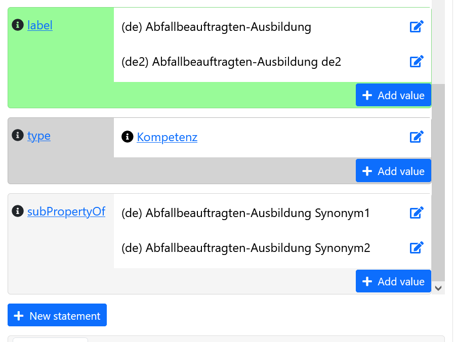 Knowledgebase - Handling of multiple labels/synonyms · Issue #3428 · inception-project/inception ...