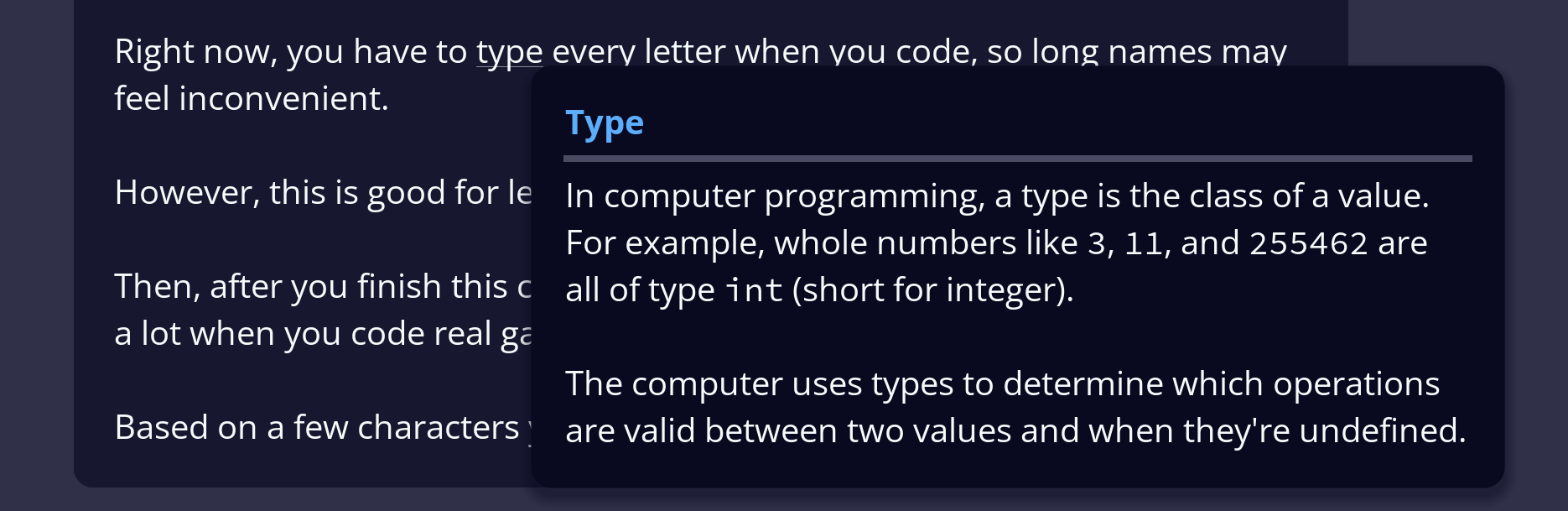 Word "Type" is highlited when it probably shouldn't be · Issue #446 · GDQuest/learn-gdscript ...