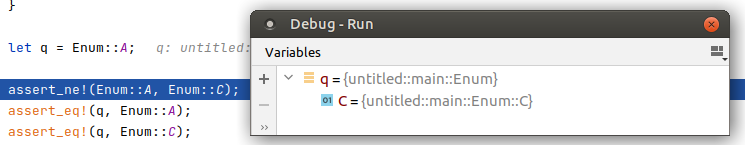 Enums are not properly rendered in CLion 2021.1 with gdb · Issue #6746 · intellij-rust/intellij ...