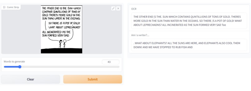 GitHub - andrewhinh/scribble: Comic Book Strip OCR and Text Generation