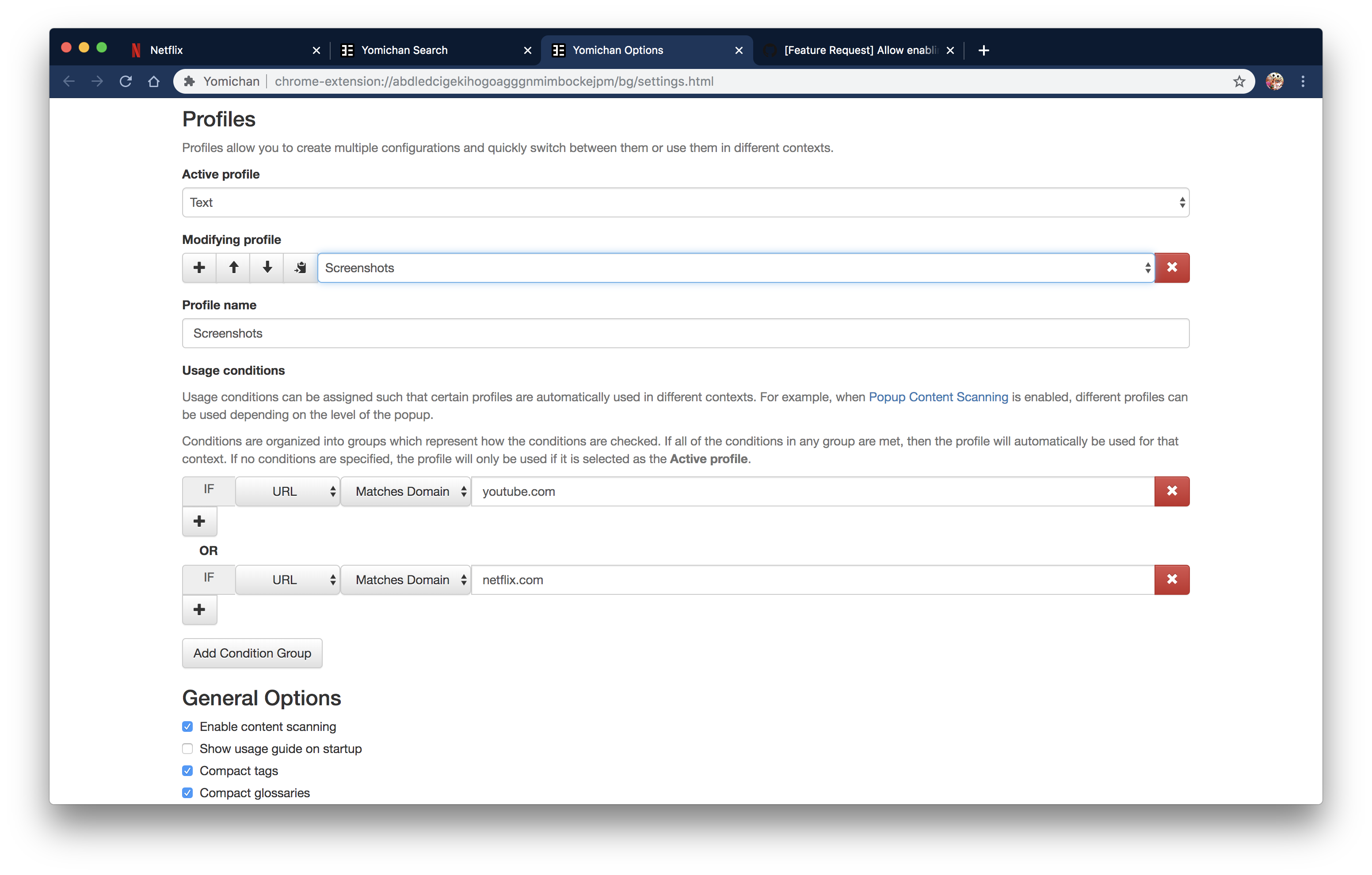 [Feature Request] Allow enabling/disabling of screenshotting on popups · Issue #284 · FooSoft ...