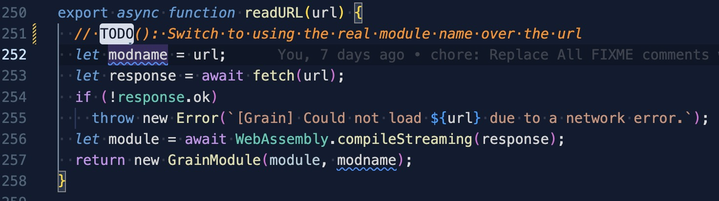 GrainRunner: Use the real module name over the url · Issue #1537 · grain-lang/grain · GitHub