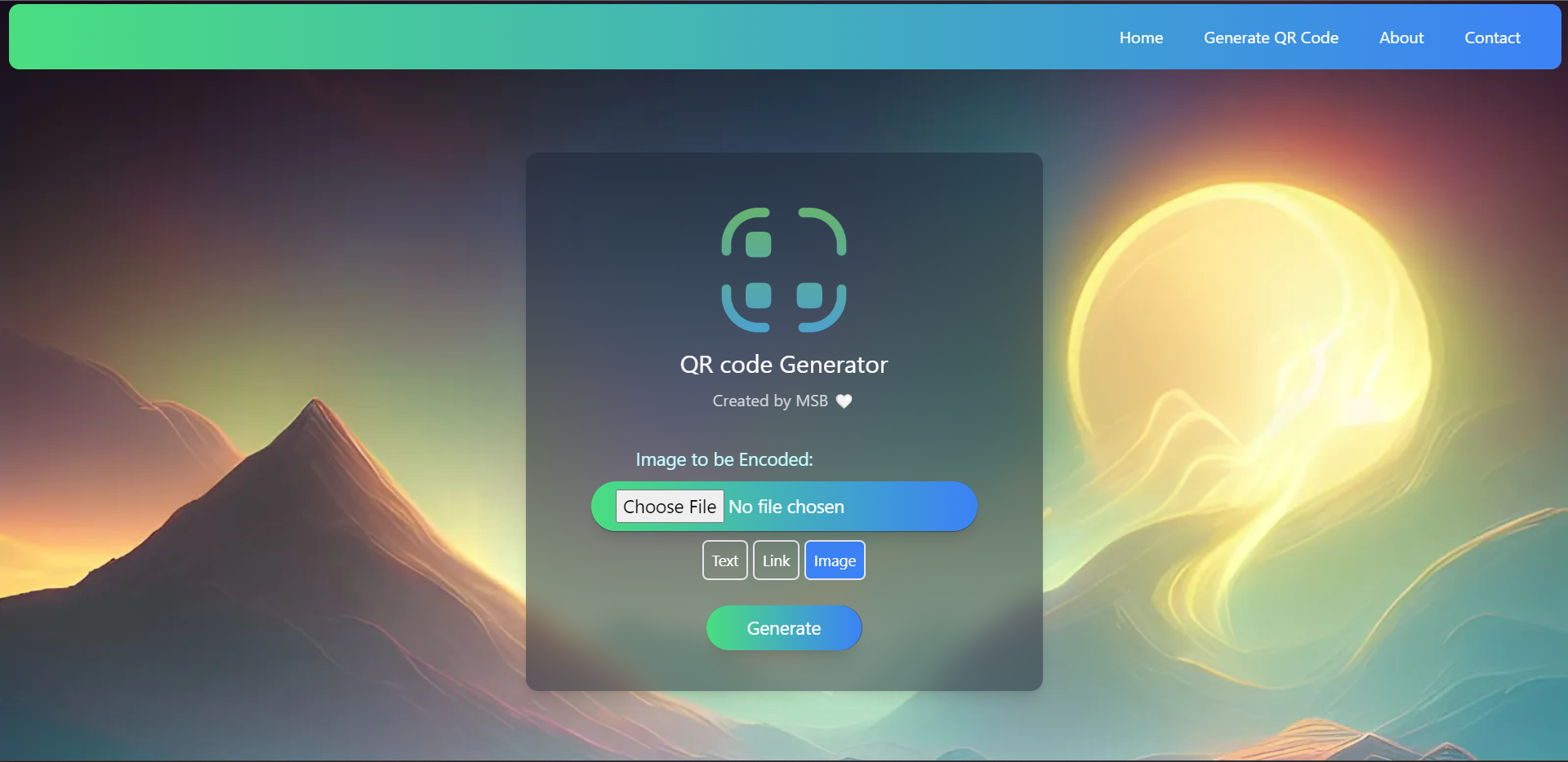 Improved UI of the website by Nikhil7174 · Pull Request #31 · MSB-s-Projects/Generate-QR-code ...