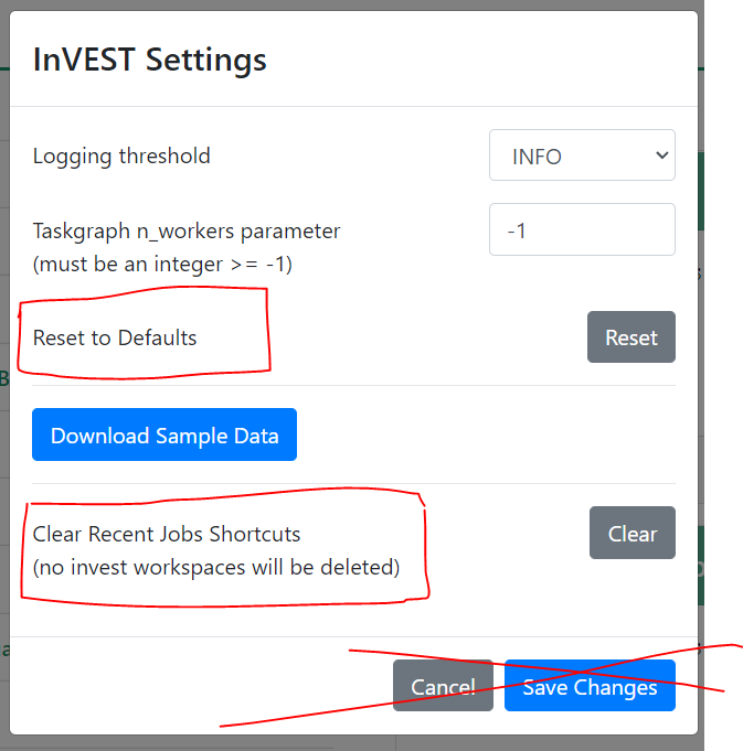 settings dialog is unintuitive · Issue #200 · natcap/invest-workbench · GitHub