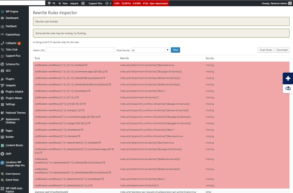 Invalid rewrite rules being detected by Rewrite Ruler Inspector · Issue #489 · publishpress ...