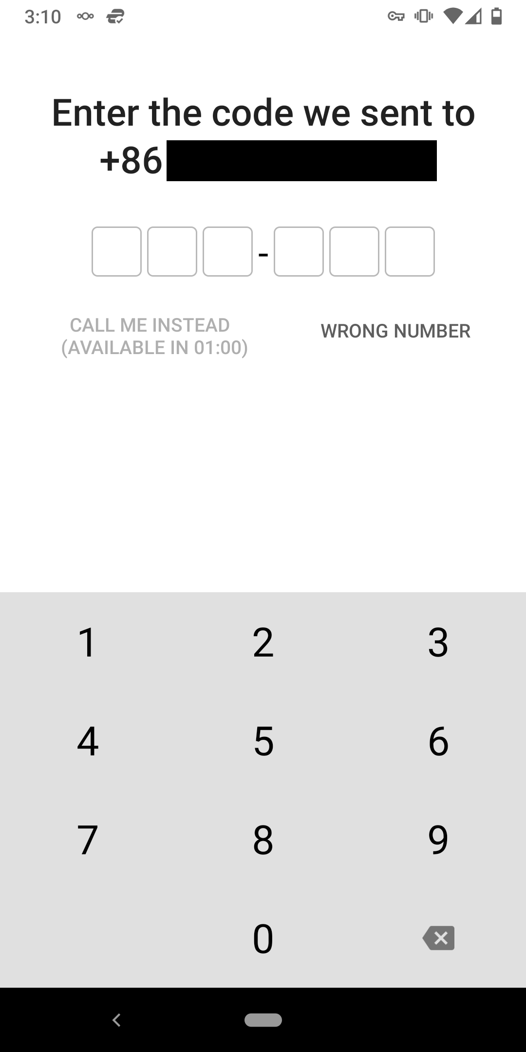 Verification Code Never Received Chinese Phone Number Previously Verification Code Never Received Chinese Phone Number Previously