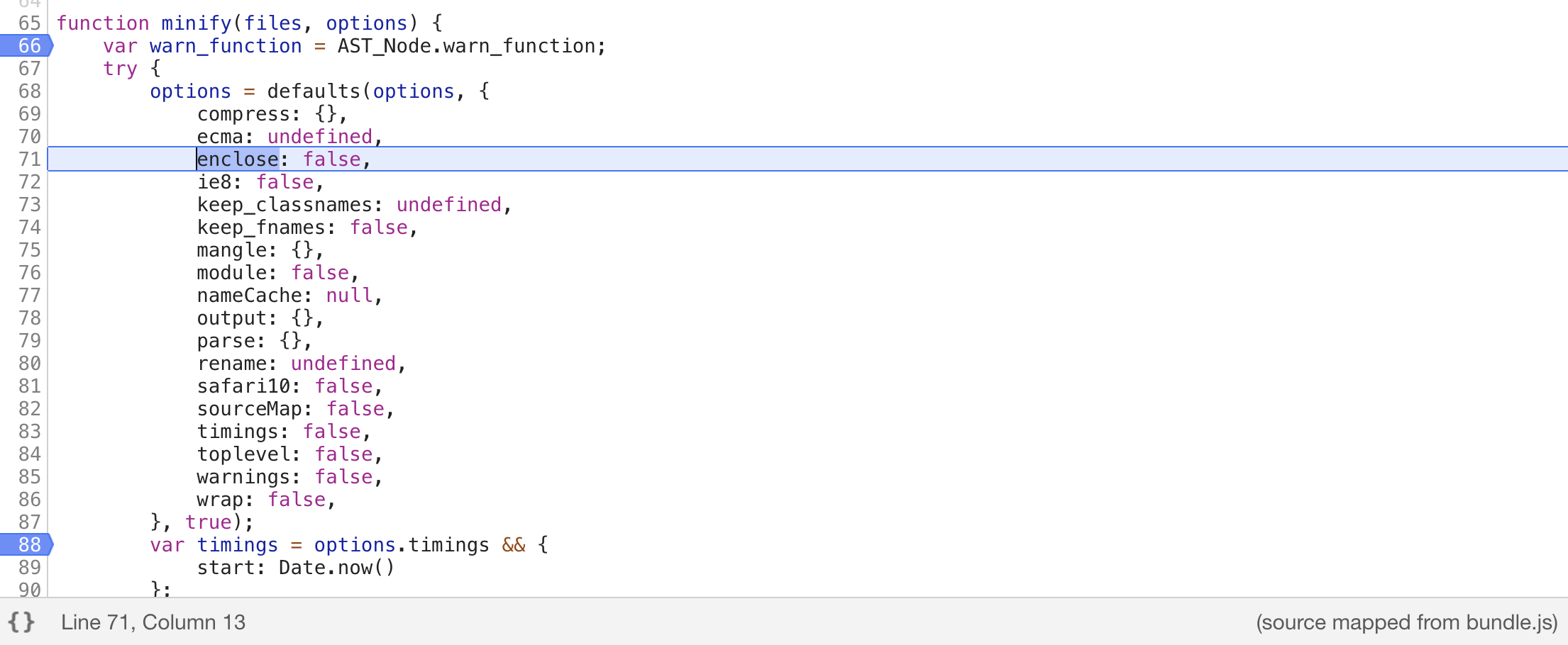 Testing Package Main Module Resolves Incorrect Source Map · Issue 305 · Terserterser · Github