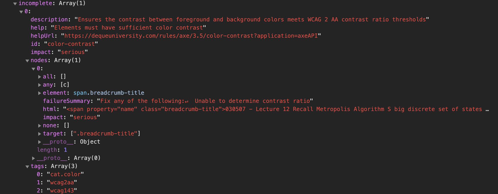 Color Contrast Error Unable To Determine Contrast Ratio · Issue 2178 · Dequelabsaxe Core · Github