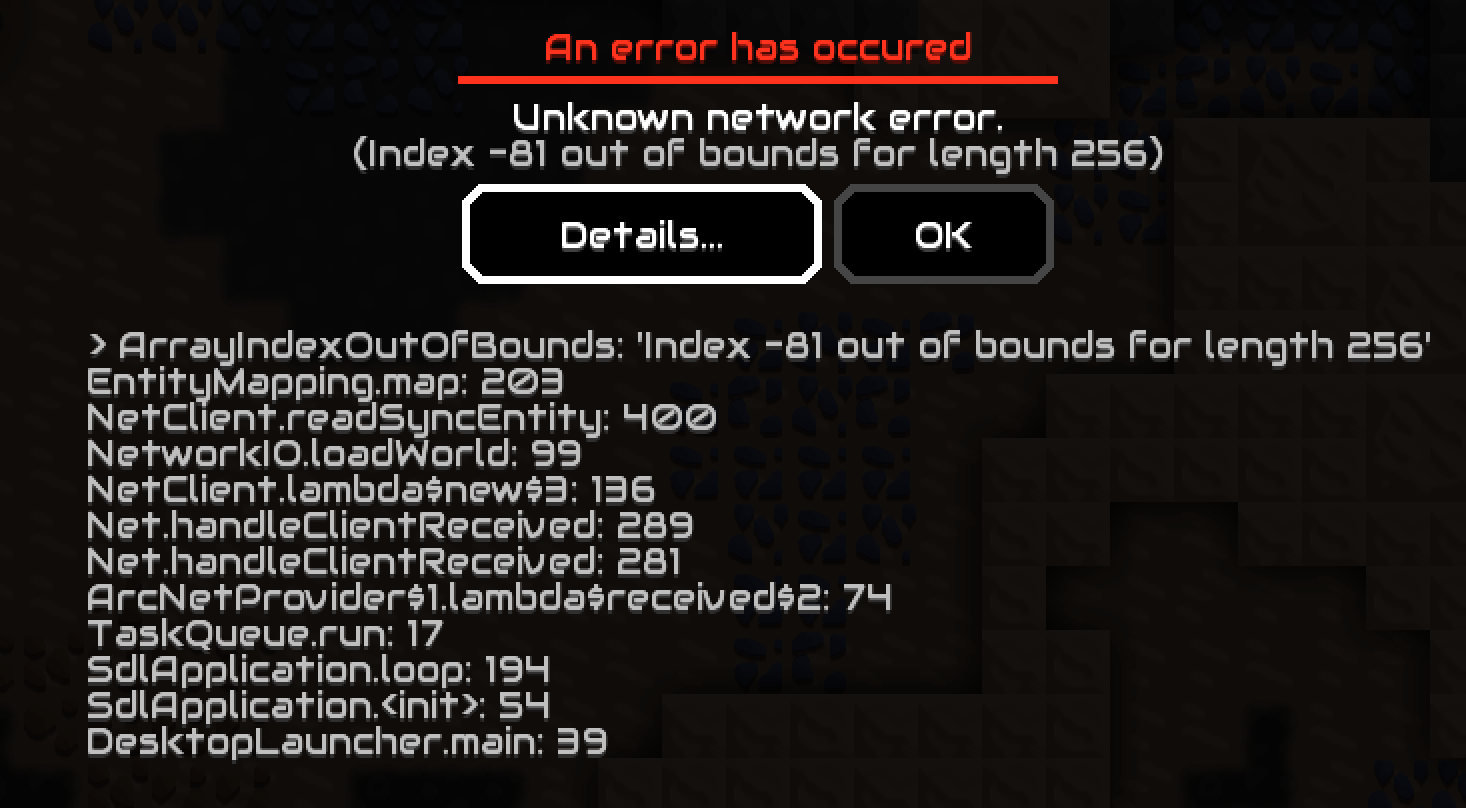 [136.1] Fail to join a server with "Unknown Network Error" · Issue ...