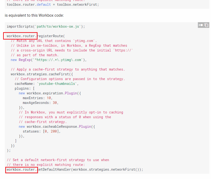 Errors in Docs about "Migrate from sw-precache or sw-toolbox" · Issue #1746 · GoogleChrome ...
