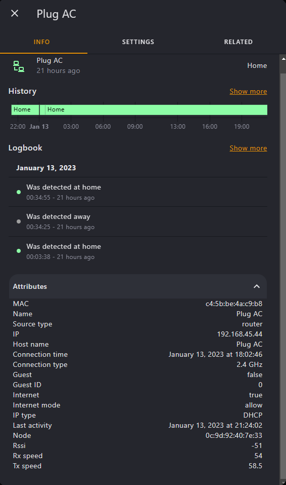 [Bug] Router Connected Devices sensor - IP of devices connected to Mesh nodes appear as null ...
