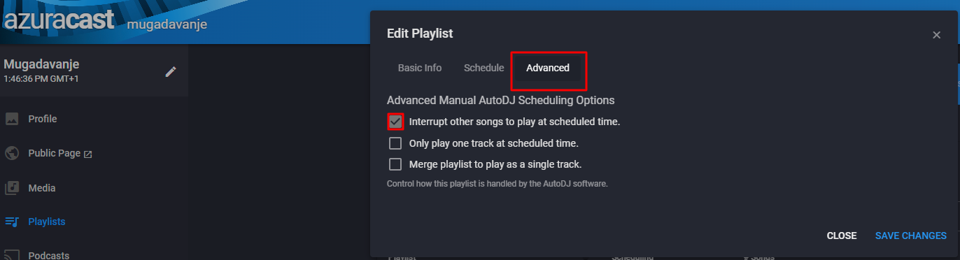 About cutting off the song at the time point! · Issue #6113 · AzuraCast/AzuraCast · GitHub