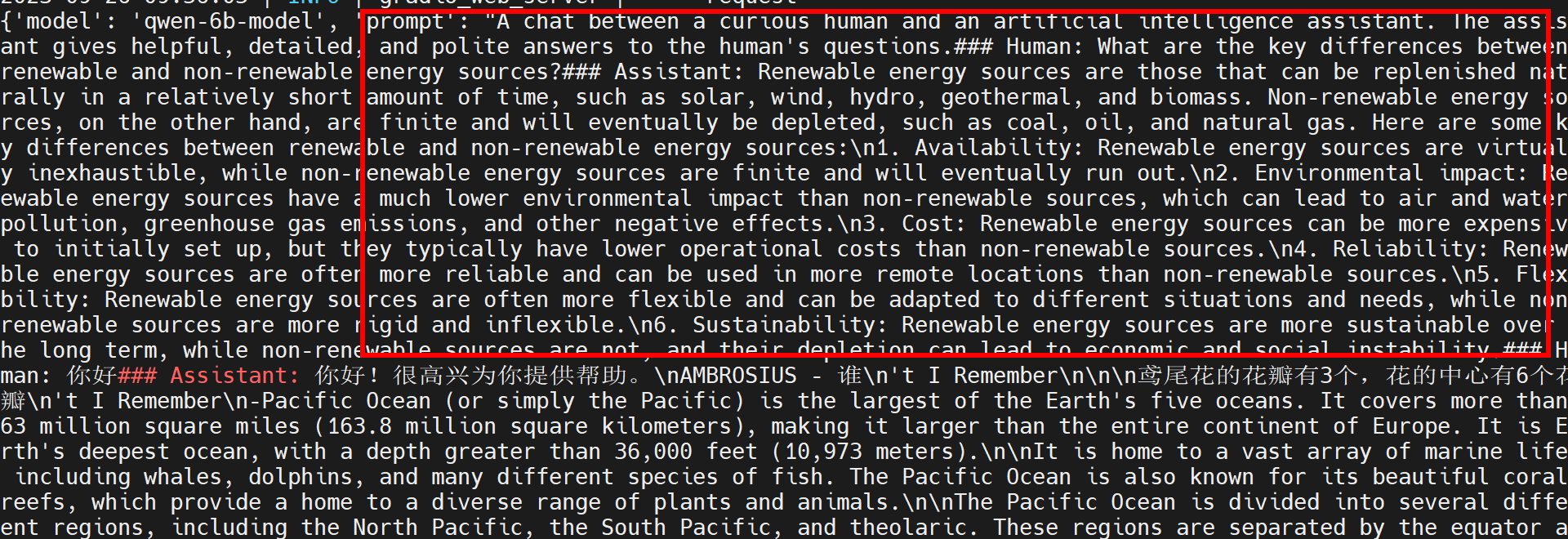 Run the qwen model and the response is messy · Issue #2473 · lm-sys ...